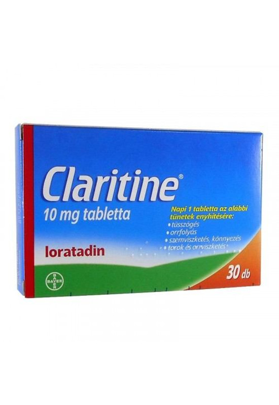 CLARITINE 10 MG TABLETTA - 30X - Andipatikája webáruház