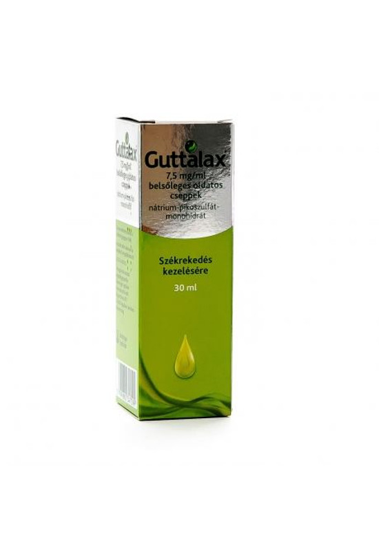 DULCOLAX / GUTTALAX 7,5 MG/ML BELSŐLEGES OLDATOS CSEPPEK - 30 ML ...