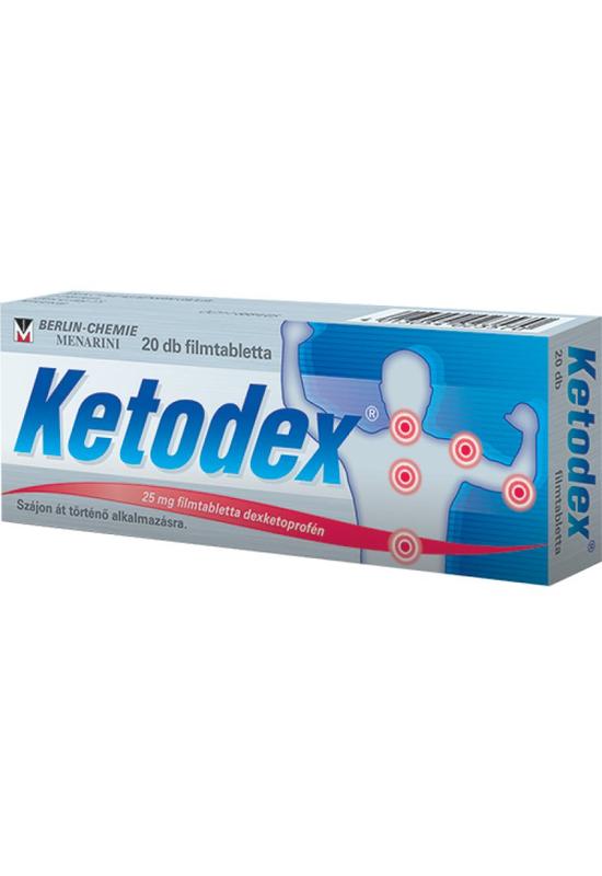 Ketodex 25mg filmtabletta 20x - Andipatikája webáruház