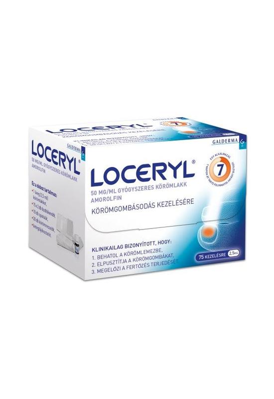 LOCERYL 50 MG/ML GYÓGYSZERES KÖRÖMLAKK - 2,5 ML - Andipatikája webáruház