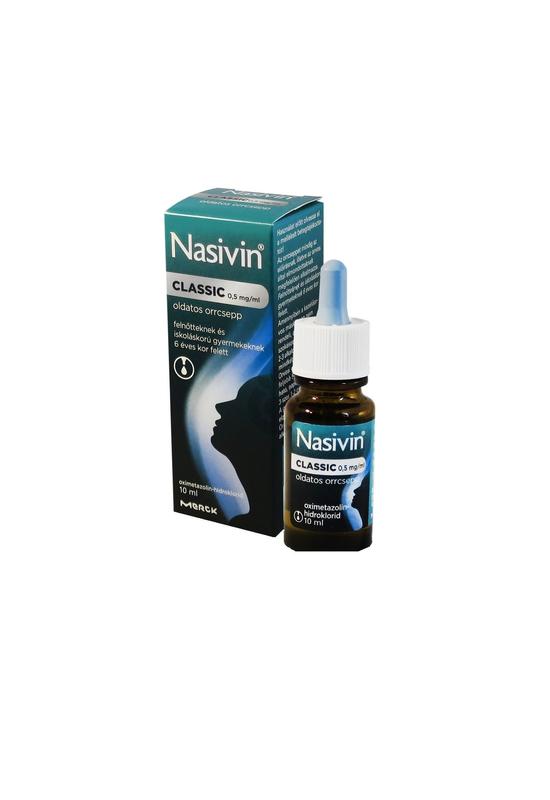 NASIVIN CLASSIC 0,5 MG/ML OLDATOS ORRCSEPP - 10 ML - Andipatikája webáruház