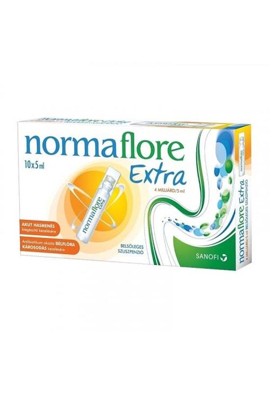 NORMAFLORE EXTRA 4 MILLIÁRD/5 ML BELSŐLEGES SZUSZPENZIÓ - 10 X 5 ML ...