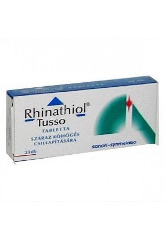 RHINATHIOL TUSSO TABLETTA - 20X - Andipatikája webáruház