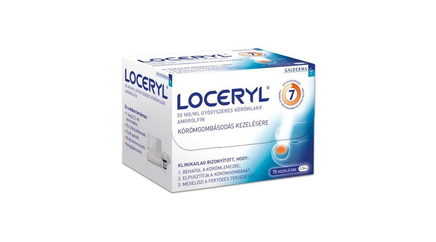 LOCERYL 50 MG/ML GYÓGYSZERES KÖRÖMLAKK - 2,5 ML - Andipatikája webáruház