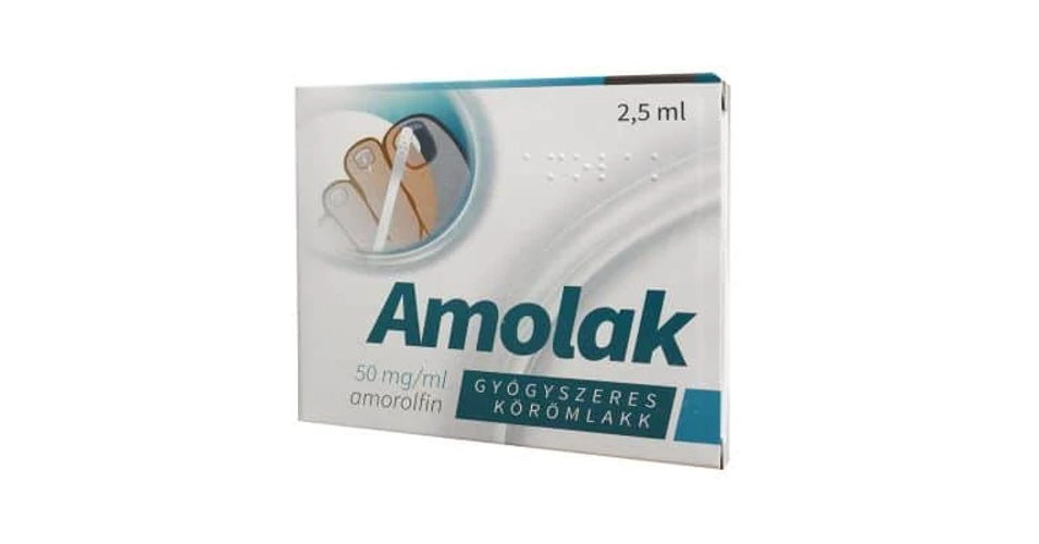 AMOLAK 50MG/ML GYOGYSZERES KOROMLAKK 1X2,5ML - Andipatikája webáruház