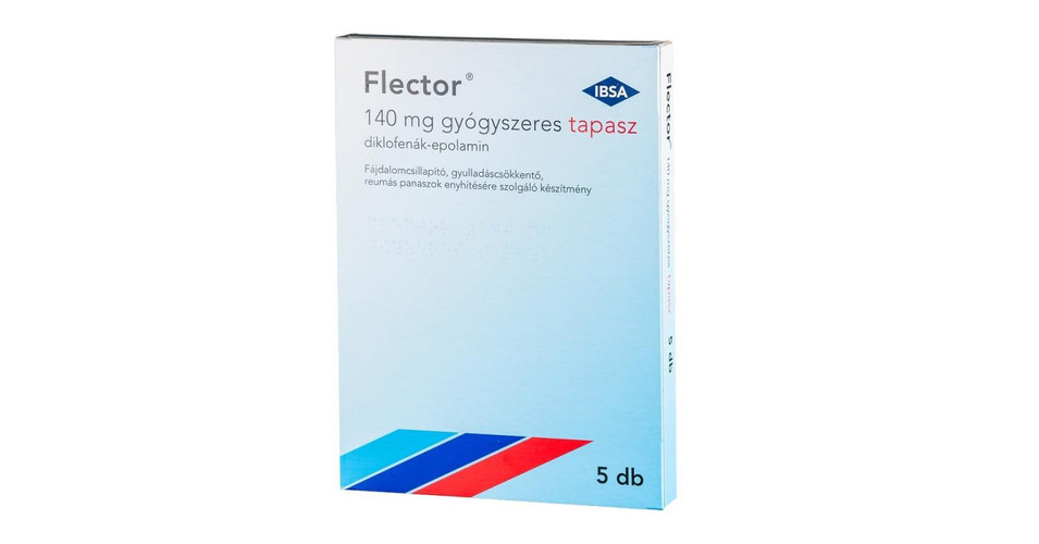 FLECTOR 140MG GYÓGYSZERES TAPASZ CSŐKÖTSZER - 5X - Andipatikája webáruház