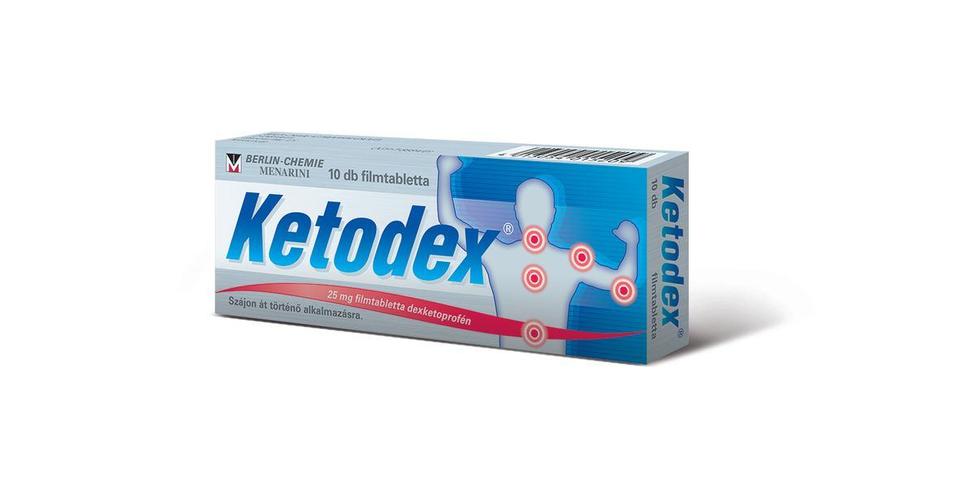 Ketodex 25mg filmtabletta 10x - Andipatikája webáruház