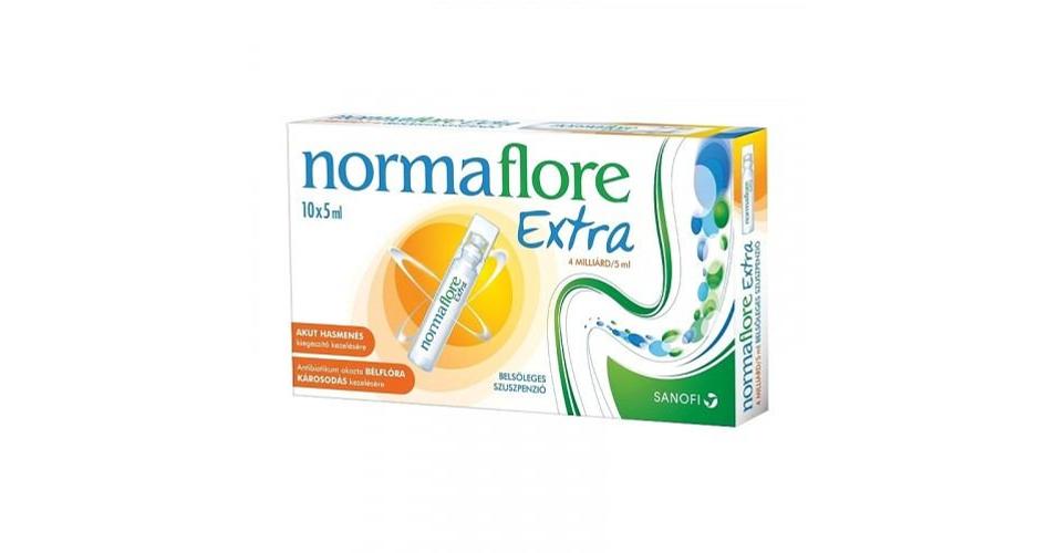 NORMAFLORE EXTRA 4 MILLIÁRD/5 ML BELSŐLEGES SZUSZPENZIÓ - 10 X 5 ML ...